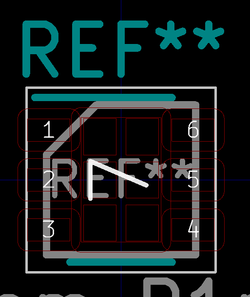 DFN-6-1EP_3X3MM_p1MM_ep1.6X2.5MM (!552) · Merge requests · KiCad ...